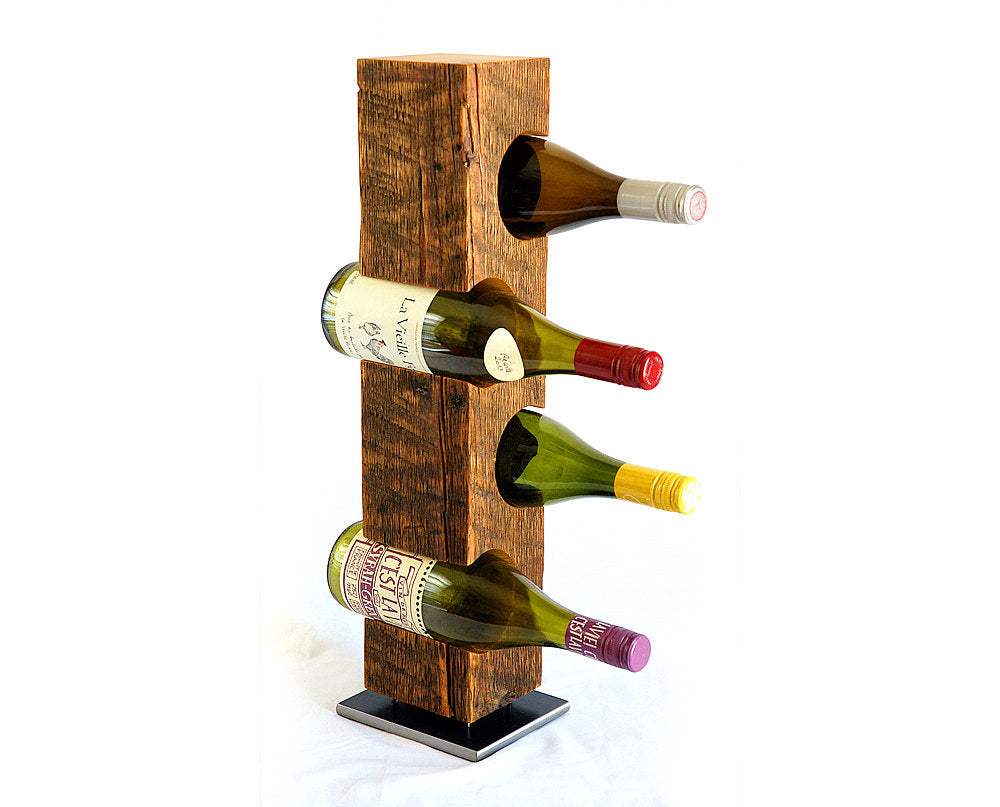 Mid-1800s Vermont Reclaimed Barn Wood Wine Rack – Kettler Woodworks